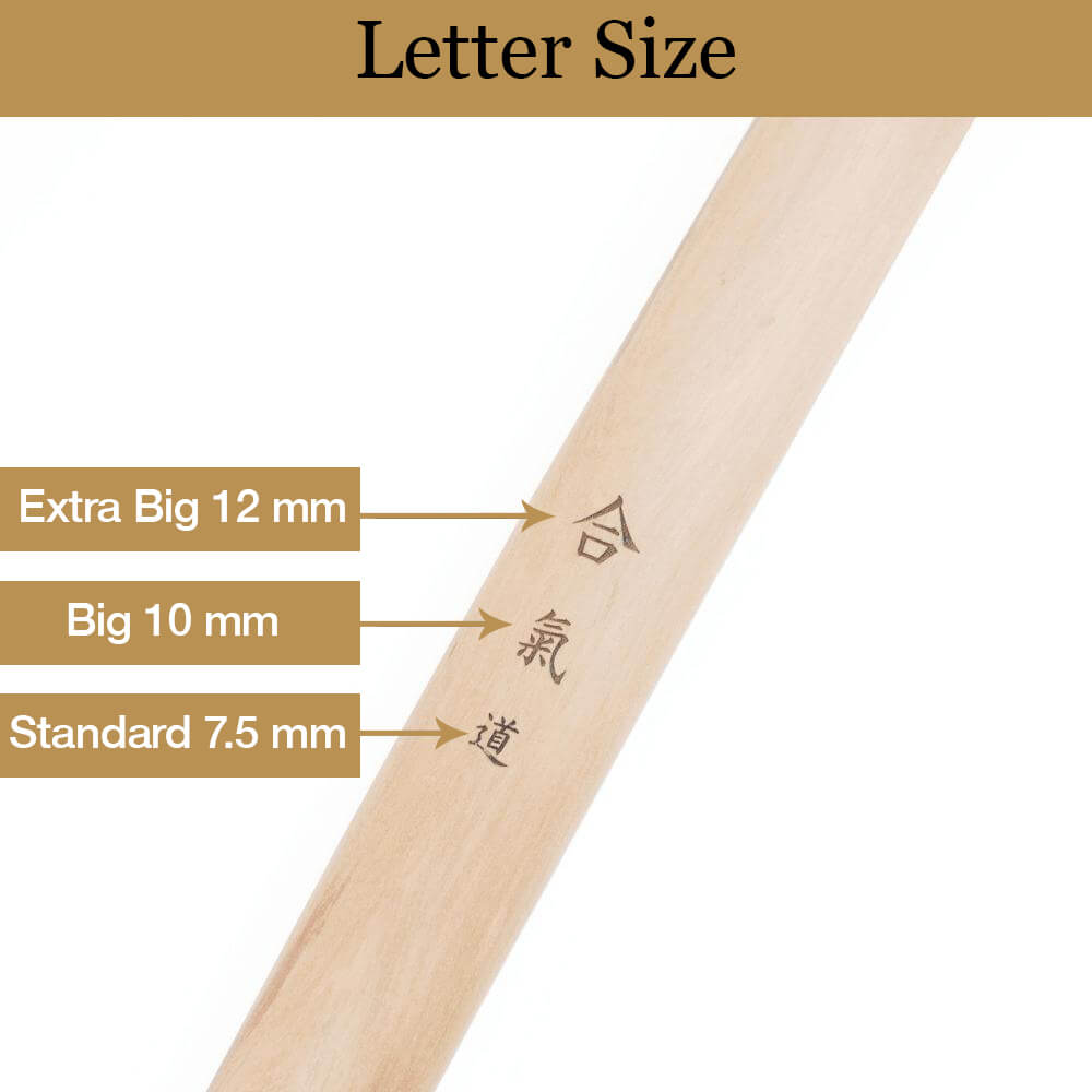 bokken sizes